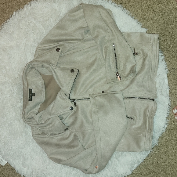 Shinestar | Jackets & Coats | Atmosphere Faux Suede Jacket | Poshmark